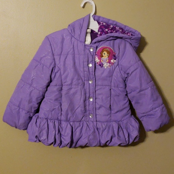 Disney | Jackets & Coats | Disney Princess Sofia Puffer Jacket | Poshmark